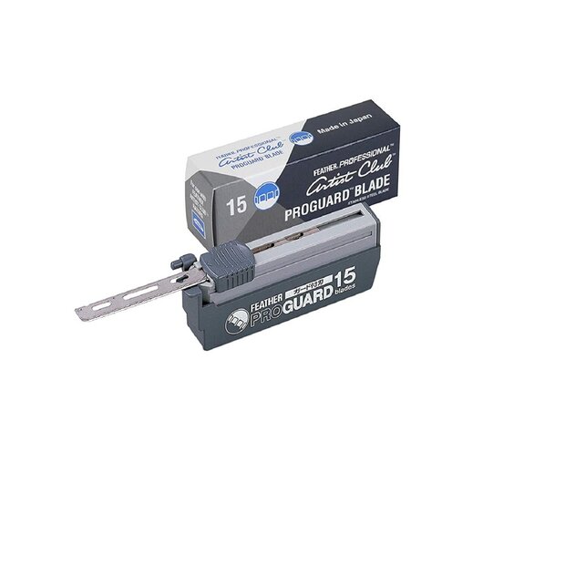 Razor Blades Feather Pro-Guard Single-edge, artist club, for se-razors ...