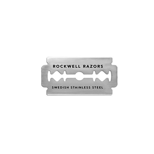 Razor Blades Rockwell Swedish stainless steel, 100 pcs. — Nebrito.com