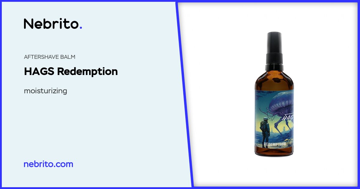 Aftershave Balm HAGS Redemption Moisturizing, 80 g — Nebrito.com