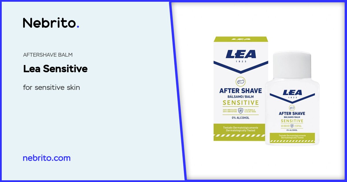 Aftershave Balm Lea Sensitive For sensitive skin, 125 ml — Nebrito.com