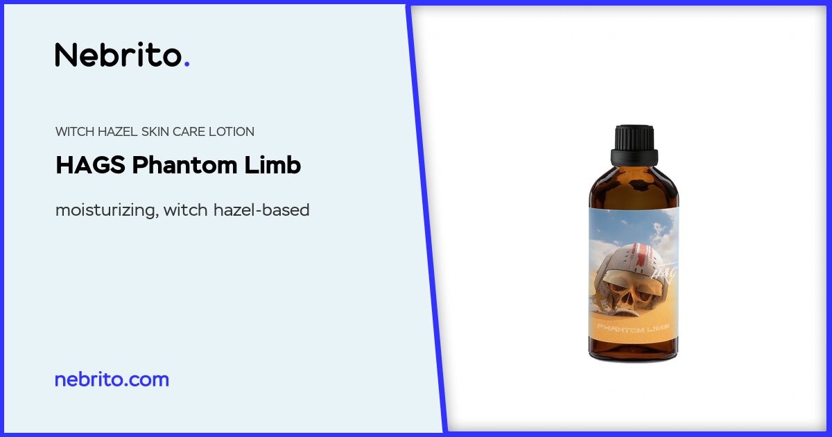 Witch Hazel Skin Care Lotion HAGS Phantom Limb Moisturizing, witch ...