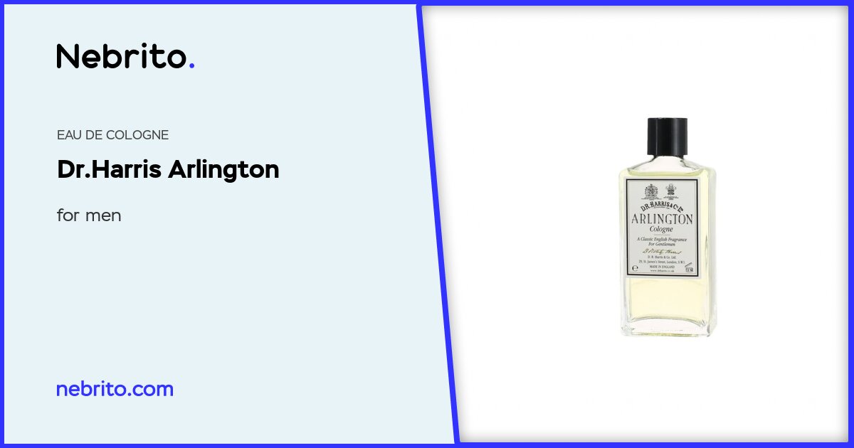 Eau de Cologne Dr.Harris Arlington For men, 100 ml — Nebrito