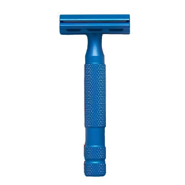 Safety razor Rockwell Blue 6S Adjustable, stainless steel, closed comb ...