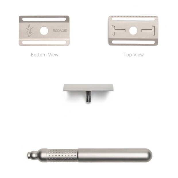 Safety razor Tatara Masamune Nodachi Matte Closed comb, stainless steel ...